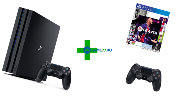 Sony PlayStation 4 PRO 1Tb 2 Dualshok V2 FIFA 21